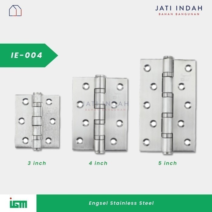 Jual Engsel Pintu & Jendela Stainless Steel IGM IE-004 5 inch | Shopee ...
