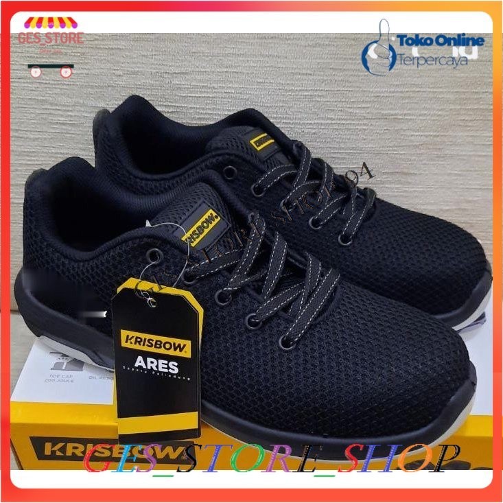 Jual Sepatu Safety Krisbow ARES ||Safety Shoes Krisbow ARES || Sepatu ...