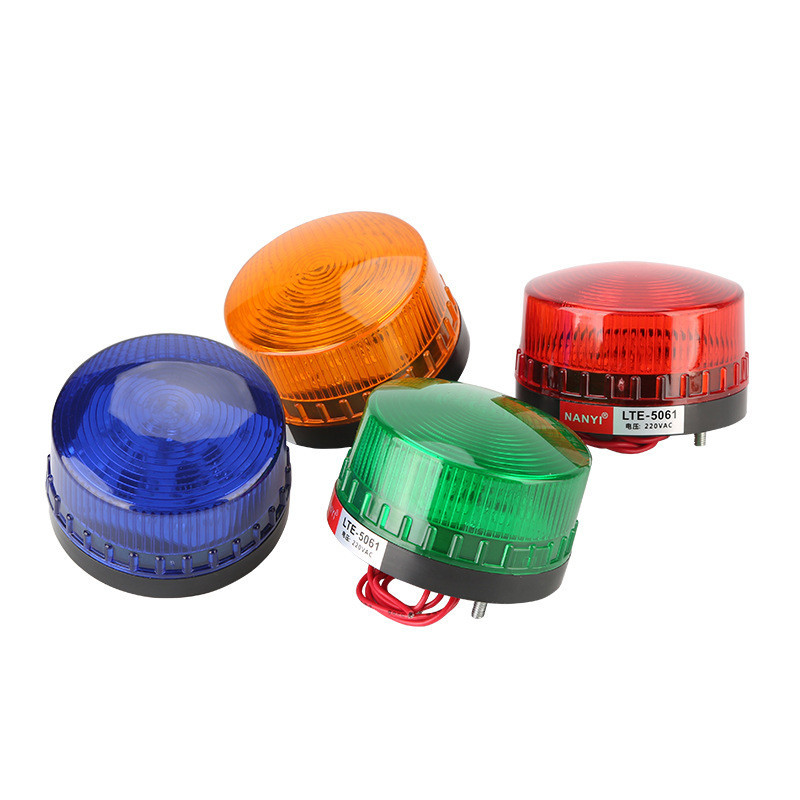 Jual Outdoor Round LED Strobe Warning Light with Rack Waterproof Alarm ...