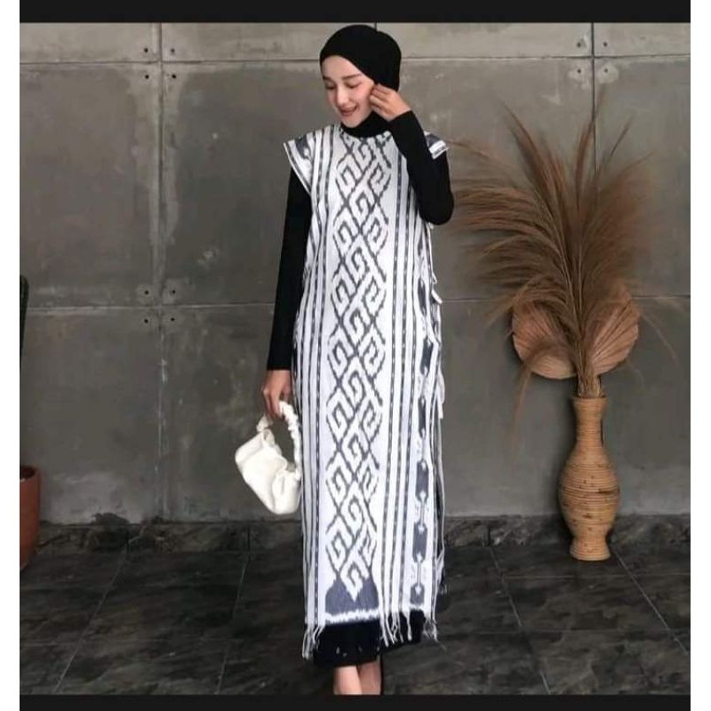 Jual [READY STOK] ROMPI TENUN VEST TENUN OUTER TENUN TORAJA PUTIH, VEST ...