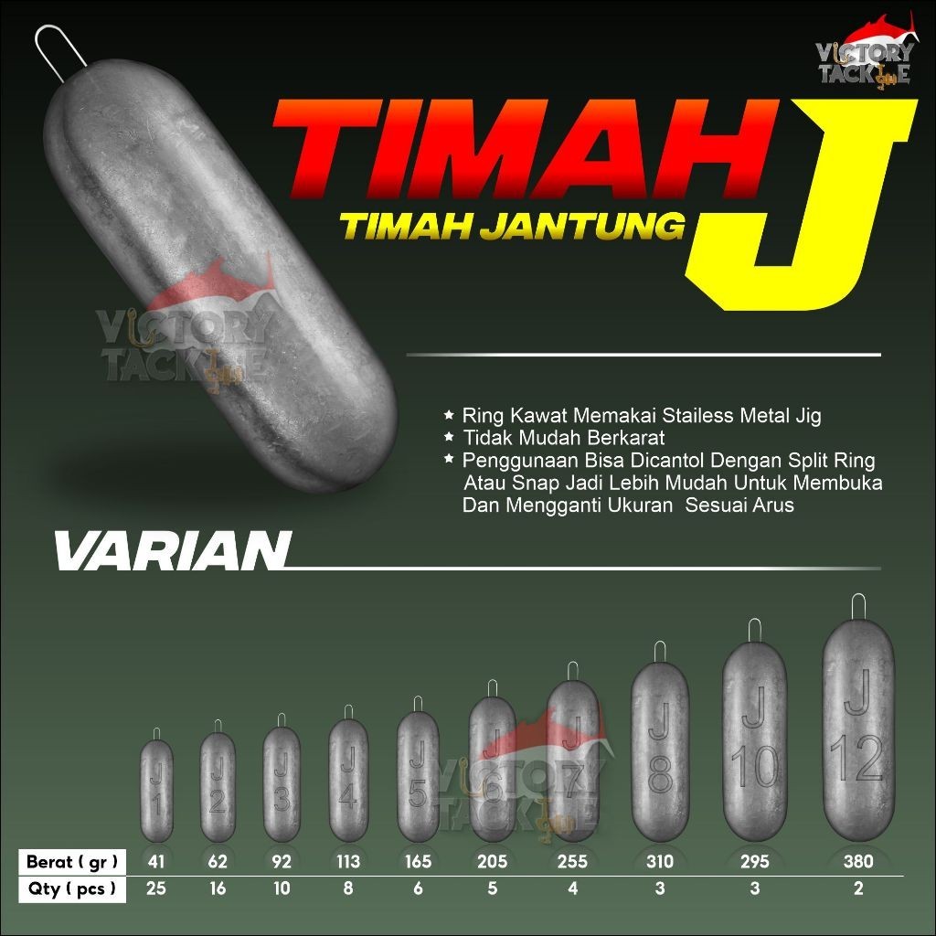 Jual TIMAH PANCING PEMBERAT MODEL JANTUNG BERAT PER 1 KG TIPE J1 J2 J3 J4 J5 J6 J7 J8 J10 J12 ...