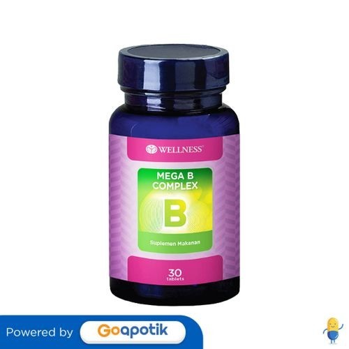 Jual Wellness Mega B Complex Botol 30 Tablet | Shopee Indonesia