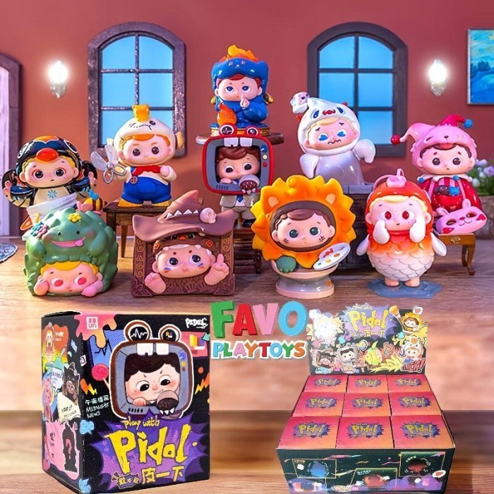 Jual LETSVAN Play With Pidol Series Blind Box Figure | Shopee Indonesia