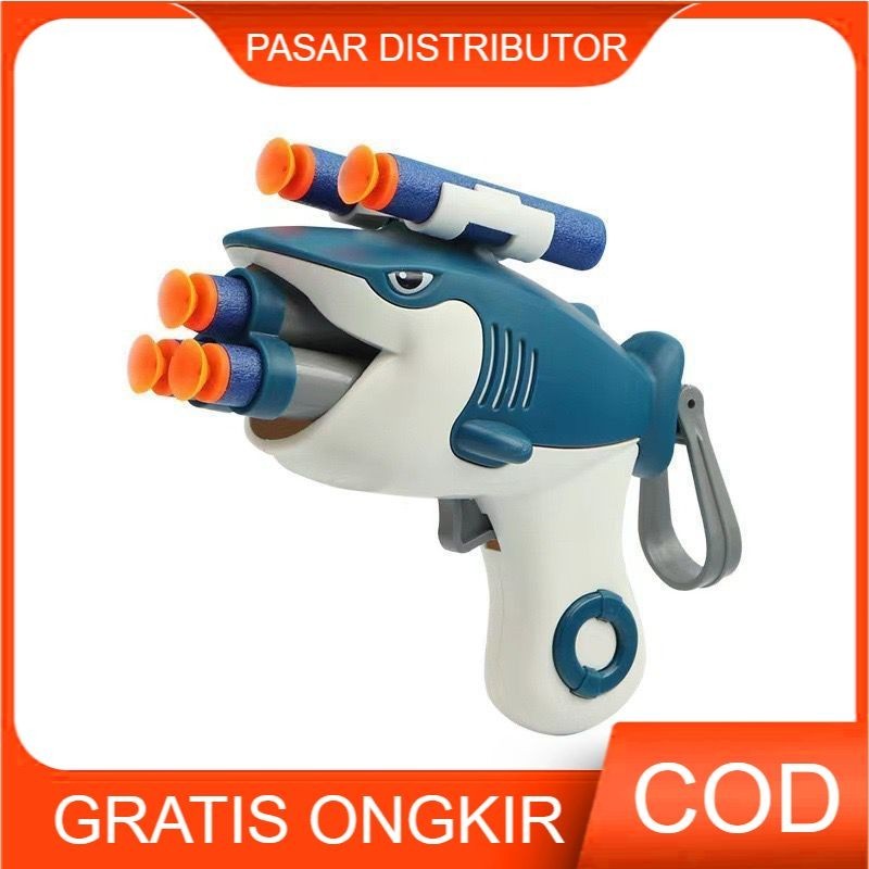 Jual Mainan Anak SHARKS GUN SOFT BULLET Mainan Tembakan Anak Tembakan ...