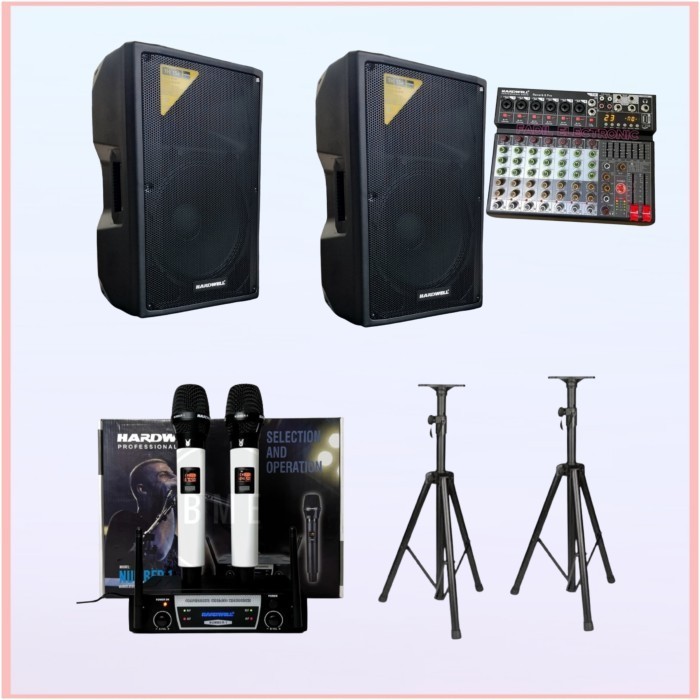 Jual Paket Sound System Full Hardwell Original Speaker TH 15 A Mixer ...