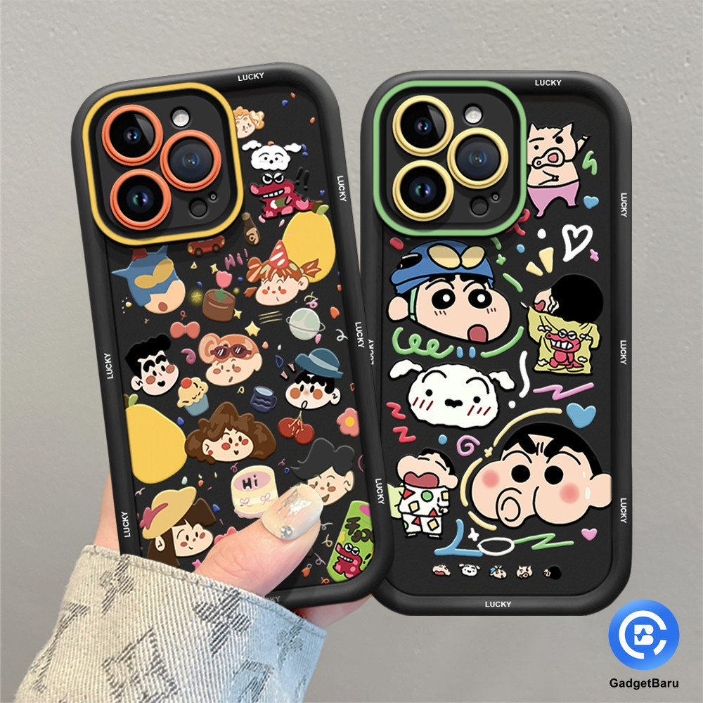 Jual Casing crayon shin chan paket bumper anti jatuh softcase hp XIAOMI ...