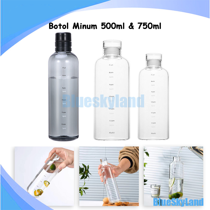 Jual Plastik Premium Botol Minum Botol Minum Aesthetic Water Bottle ...