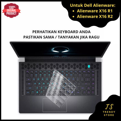 Jual Keyboard Protector Cover Dell Alienware X16 R1 R2 2023 Keatas 16 ...