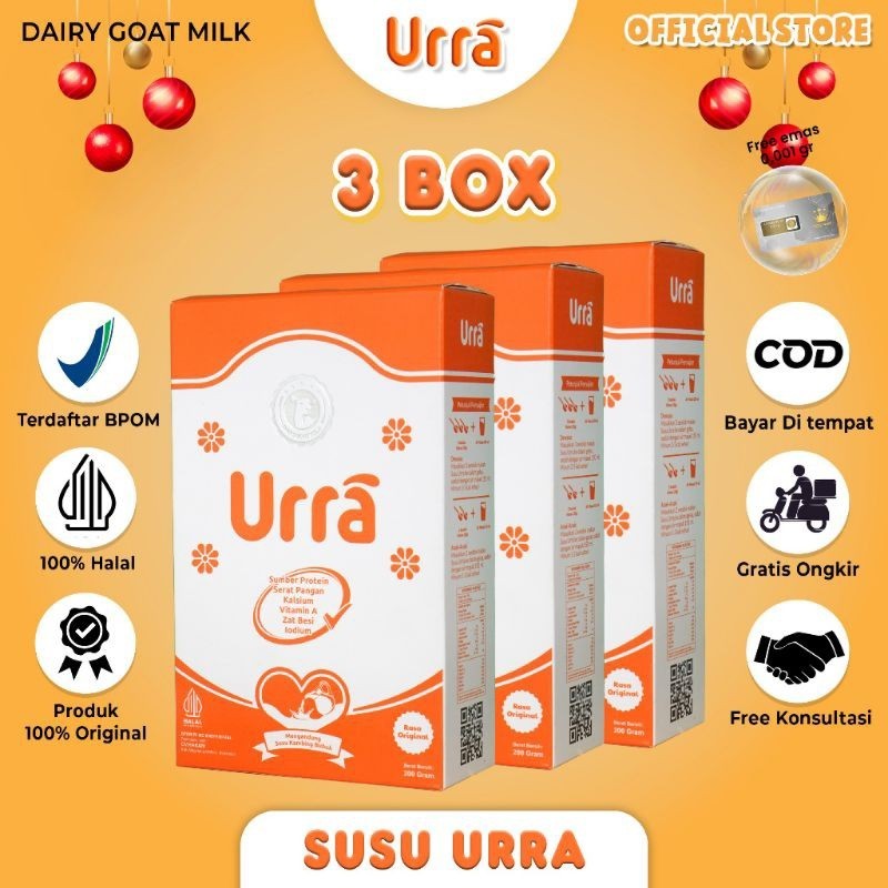 Jual box Susu URRA - GRAM ( Susu Penambah Berat Badan & tinggi Badan ...