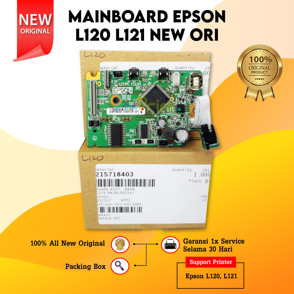 Jual Mainboard Epson L120 L121 Board Printer L-120 L-121 Motherboard ...