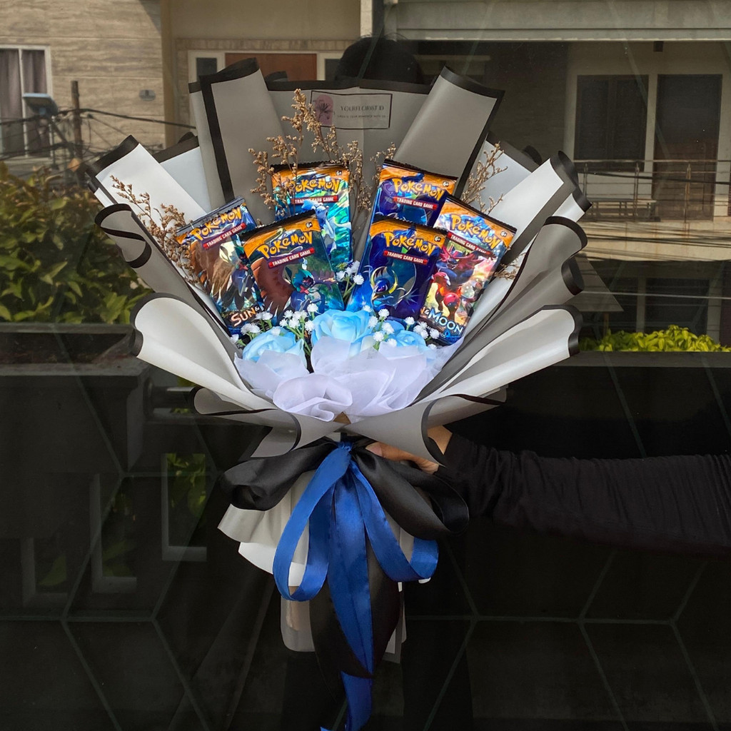 Jual Pokemon Card Bouquets Buket Hobi Mainan Pokemon Anime Cocok Untuk ...