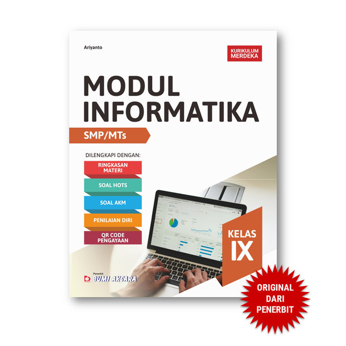 Jual Modul Informatika Kelas IX SMP MTs Kurikulum Merdeka - Bumi Aksara ...