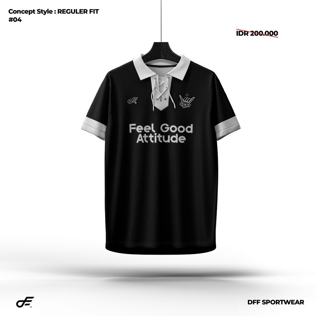 Jual DFF SPORTWEAR - HITAM TALI JERSEY VINTAGE DENGAN TALI DFF jersey ...