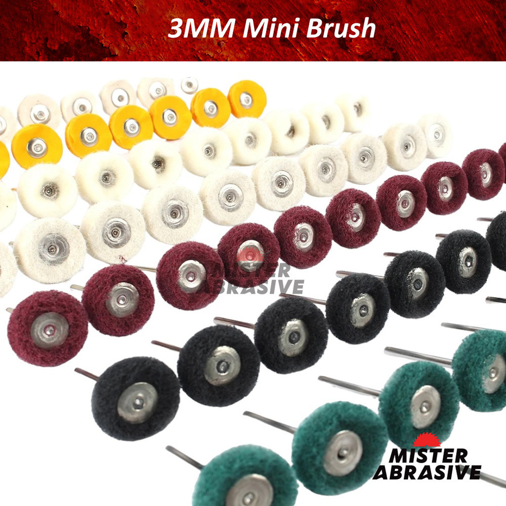 Jual Mata Bor Rotari Kecil Nonwoven Kain Wool Ball Poles Mini Tuner ...