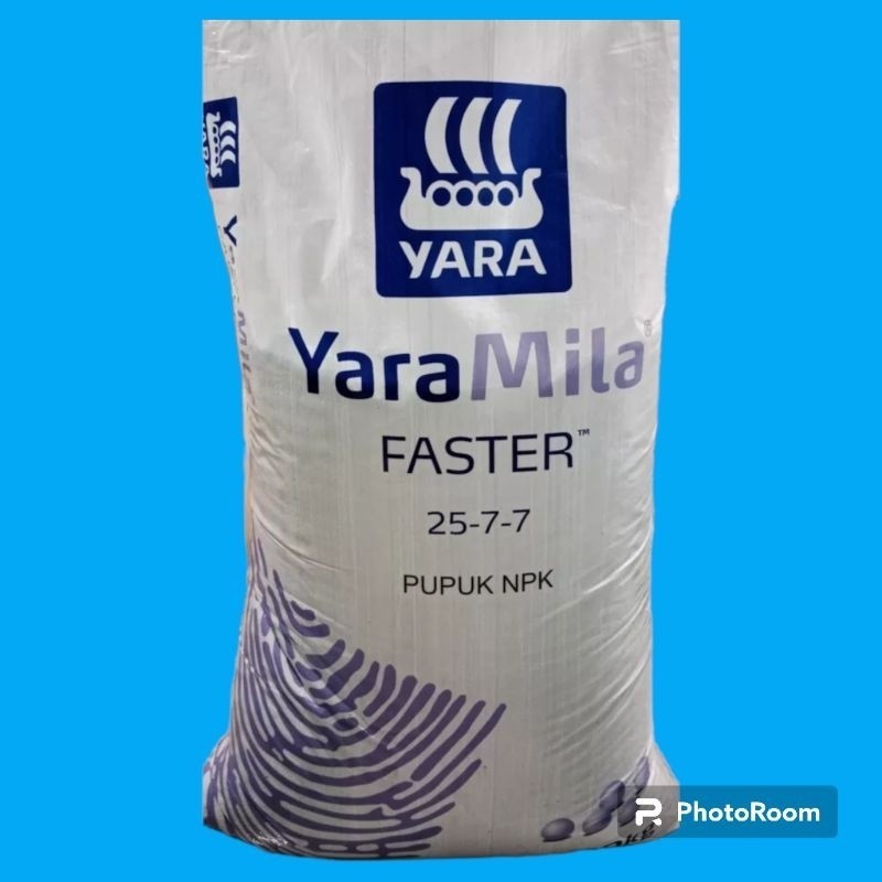 Jual RAJA TANI PUPUK NPK YARAMILA FASTER 25-7-7 KEMASAN REPAKING 1KG ...