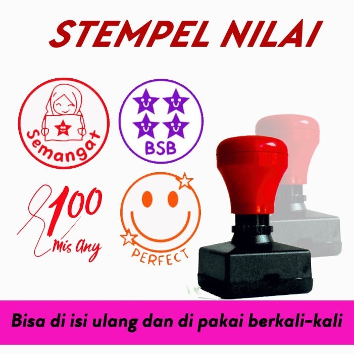 Jual Stempel Penilaian Anak TK / Paud / Bintang / Nilai / Karakter ...