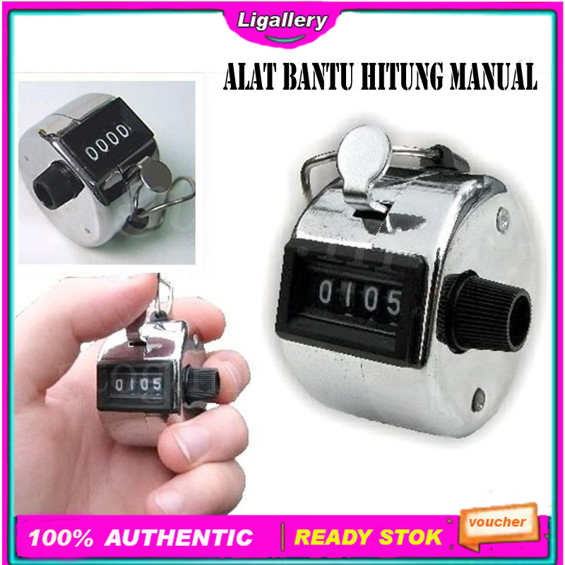 Jual Alat Bantu Hitung Cepat Manual Tasbih Zikir Manual Stainless ...