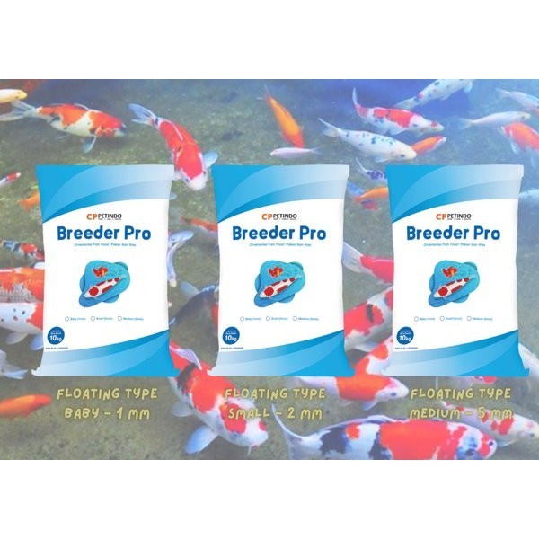 Jual Pakan / Pelet Ikan Hias BREEDER PRO 10 Kg By CPPETINDO Floating ...