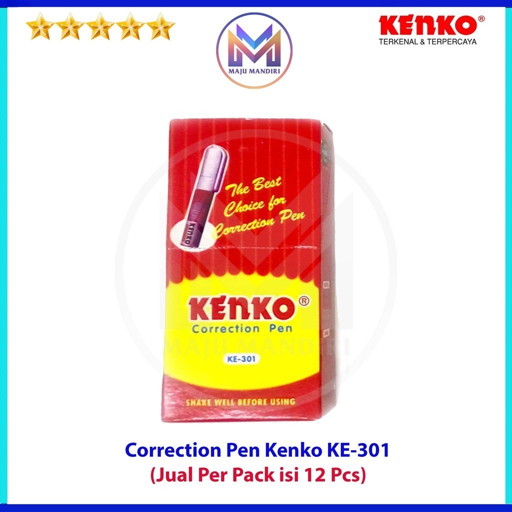 Jual Correction Pen Kenko KE-301 / Tip X Cair / Tip Ex Fluid Panjang ...