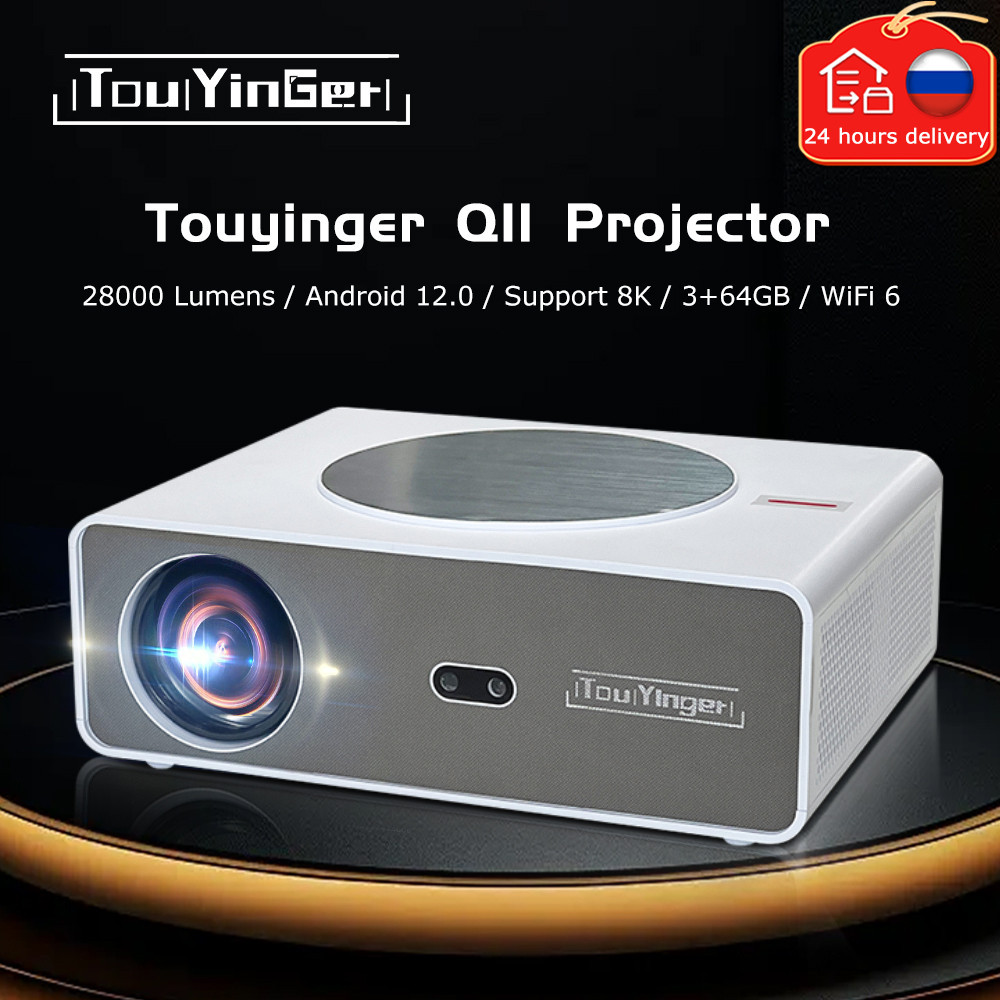 Jual Everycom Touyinger Q11 projector 4K 8K led home theater electronics video game devices 5G ...
