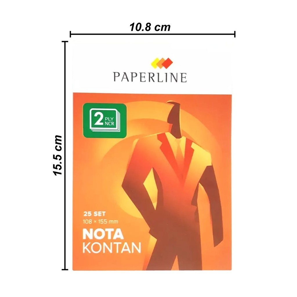 Jual Buku Kontan Nota Kecil Paperline 2 PLY NCR Rangkap 2 | Shopee ...