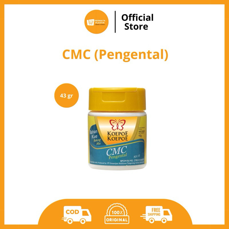 Jual CMC Pengental Cairan Minuman Kue Krim Kupu Kupu Koepoe Koepoe ...