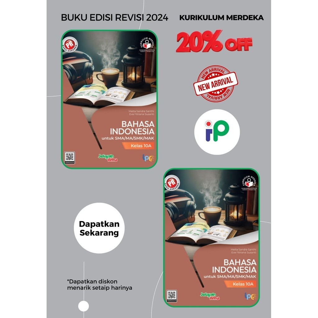 Jual Buku Pr/Lks Bahasa Indonesia Kelas 10/X SMA/Ma Semester 1 Kurikulum Merdeka Intan pariwara ...