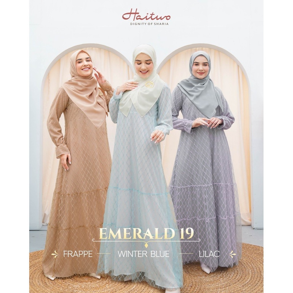 Jual Emerald 019 GAMIS HAITWO | Shopee Indonesia