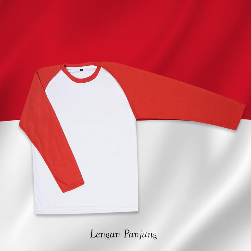 Jual Liso wear - Kaos raglan seragam pol;os Merah Putih Hari ...