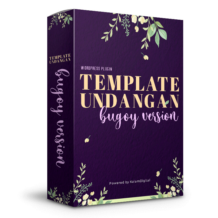 Jual Template Bugoy Undangan Digital WP Plugin + Kewud | Shopee Indonesia