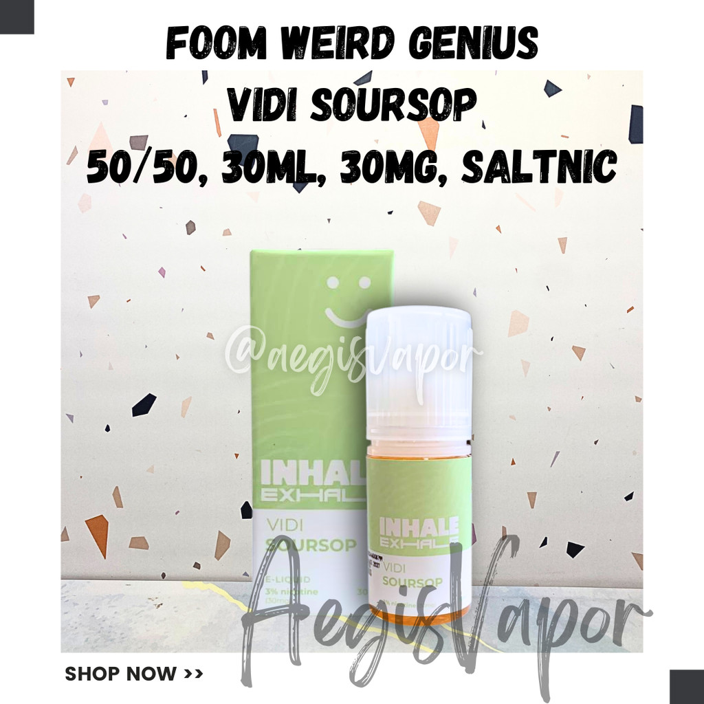 Jual Foom Vidi Soursop Weird Genius WG 30ml 30mg Salt Nic | Shopee ...