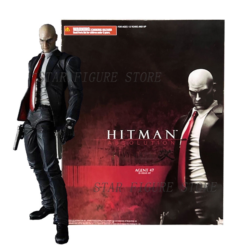 Jual Play Arts Hitman Codename 47 Action Figure PA Agent 47 Figurine ...