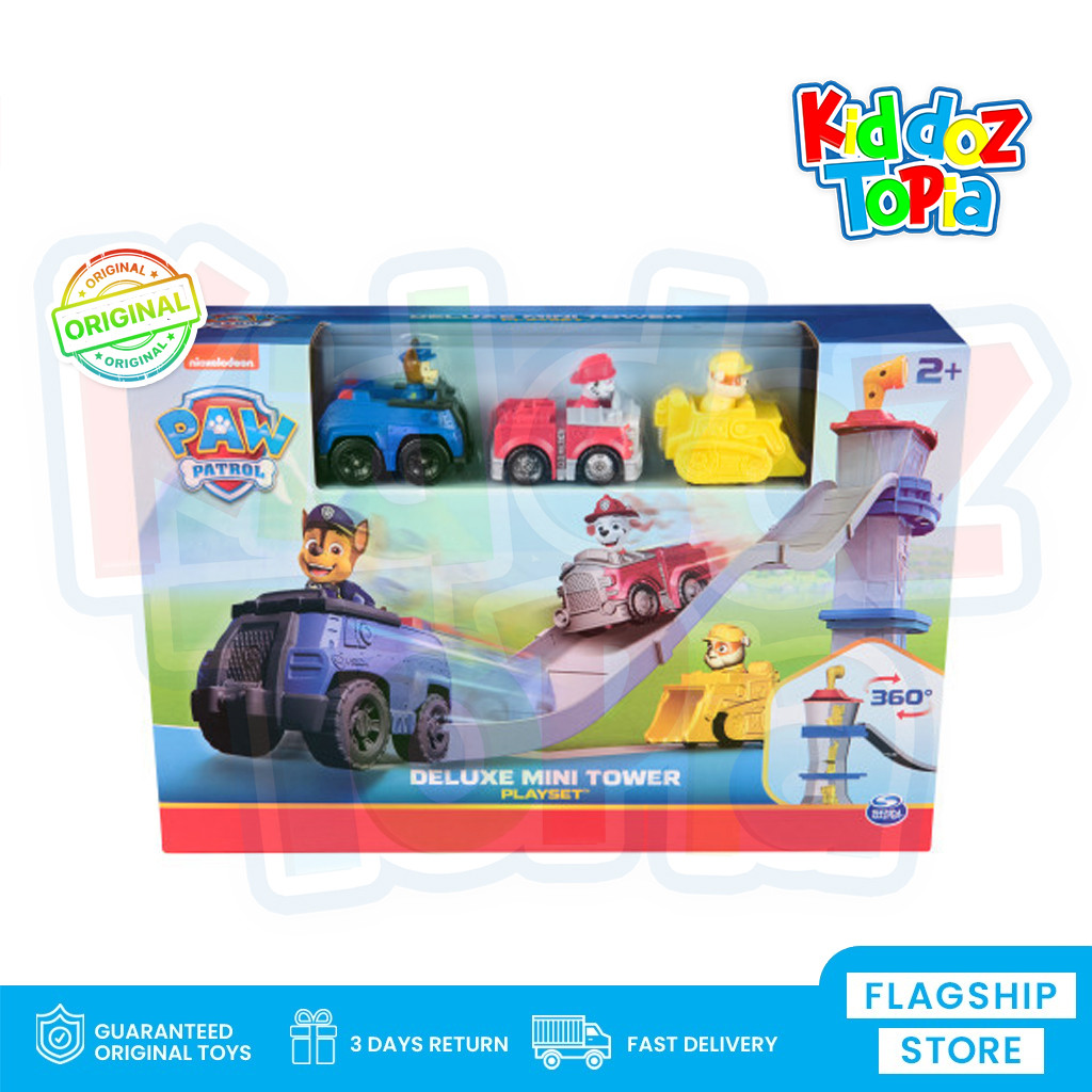 Jual PAW Patrol Deluxe COMBO Mini Tower HQ Playset 6071184 GLC | Shopee ...