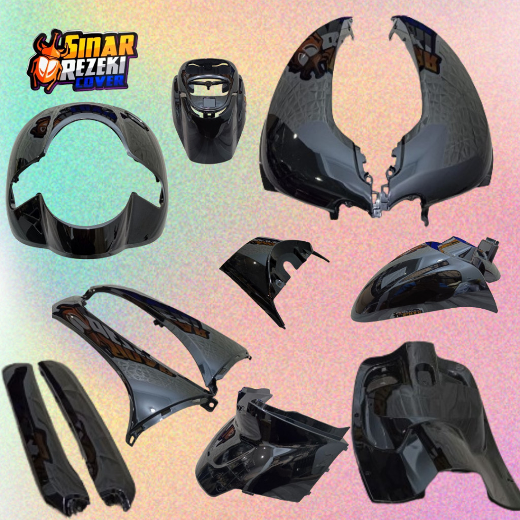 Jual WIN - Body Halus Scoopy K93 Donat 2017 - 2019 Hitam | Shopee Indonesia