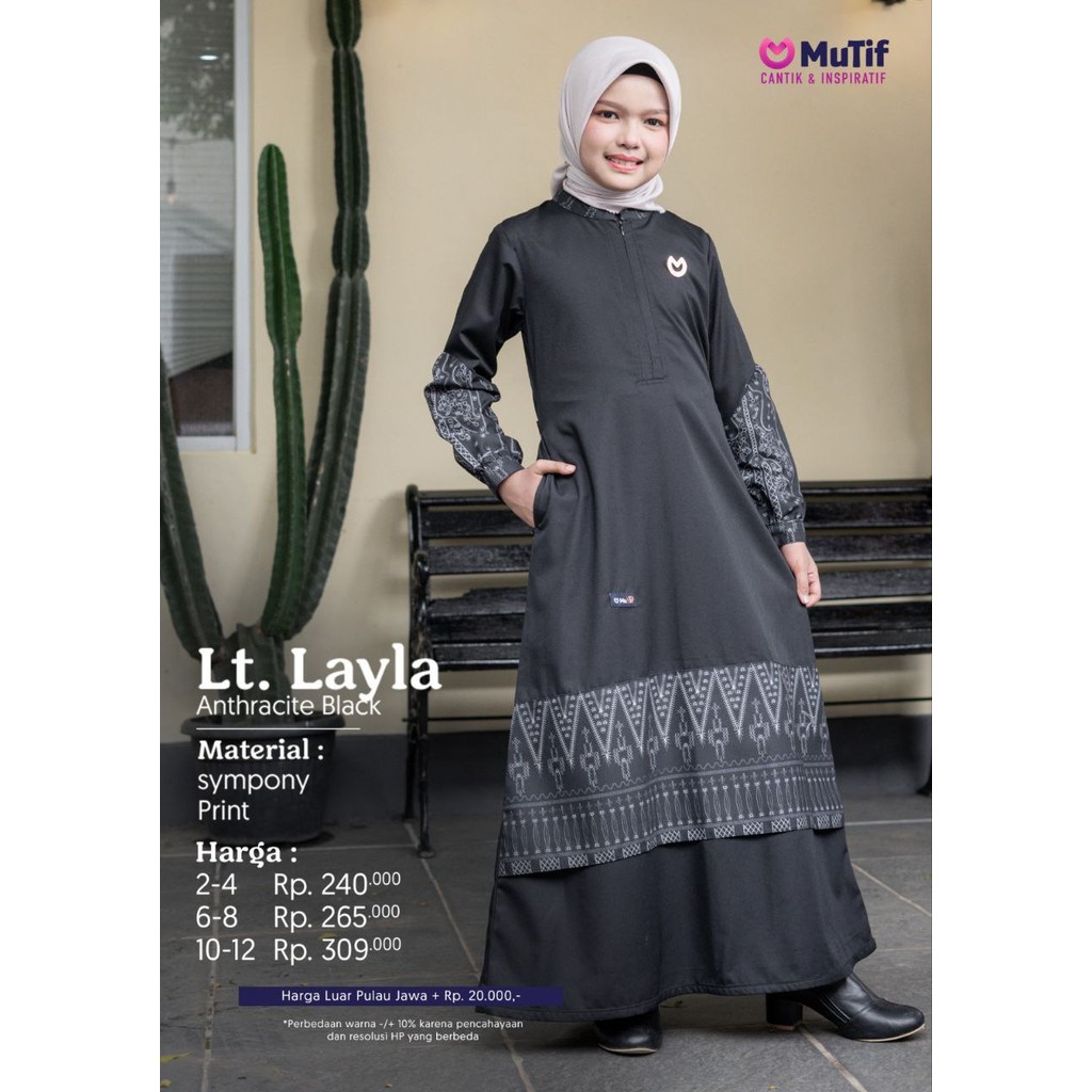 Jual Gamis Little Mutif Layla (Sarimbit Layla) by Mutif | Shopee Indonesia