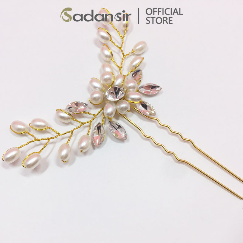 Jual Sadansir Tusuk Konde Korea Jepit Rambut Pengantin Buatan Tangan ...