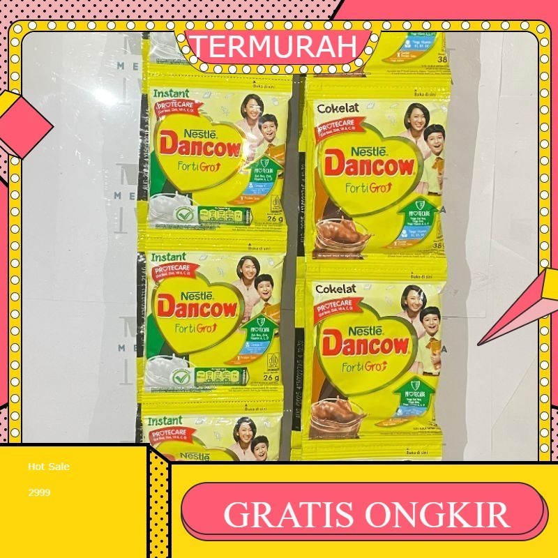 Jual Susu Bubuk Dancow Fortigro Instan Sachet renceng | Shopee Indonesia