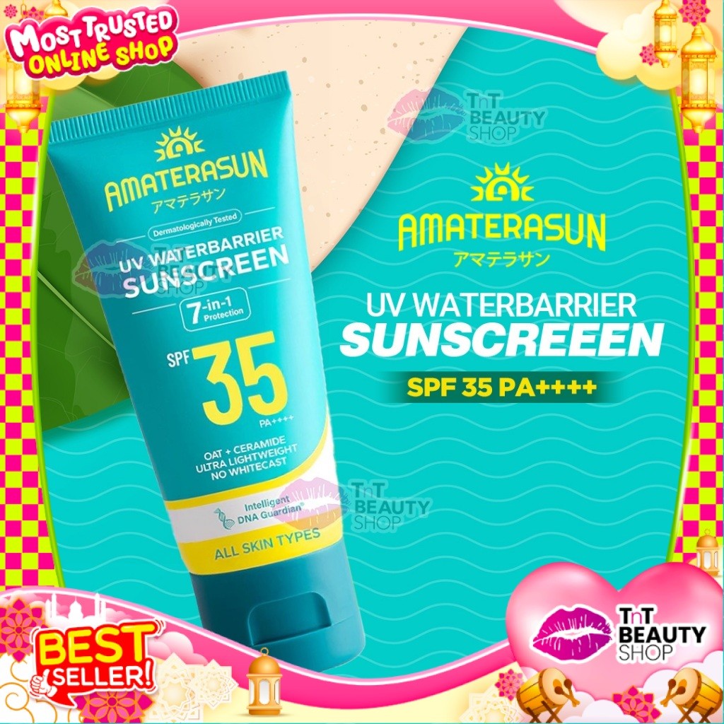 Jual Amaterasun UV Waterbarrier Sunscreen SPF 35 PA++++ 40gr | TnT Beauty Shop | Shopee Indonesia