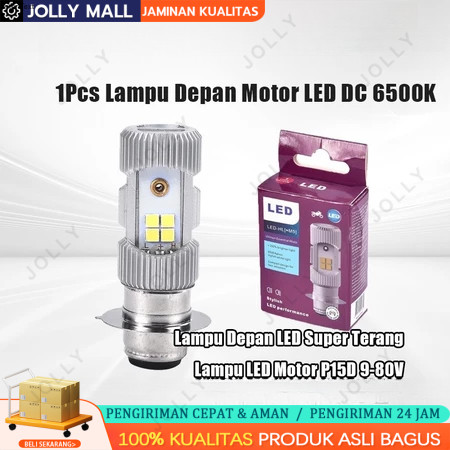 Jual LAMPU LED DEPAN MOTOR PHILIPS M5 LED 2 SISI ORIGINAL 100% MLK P15D ...