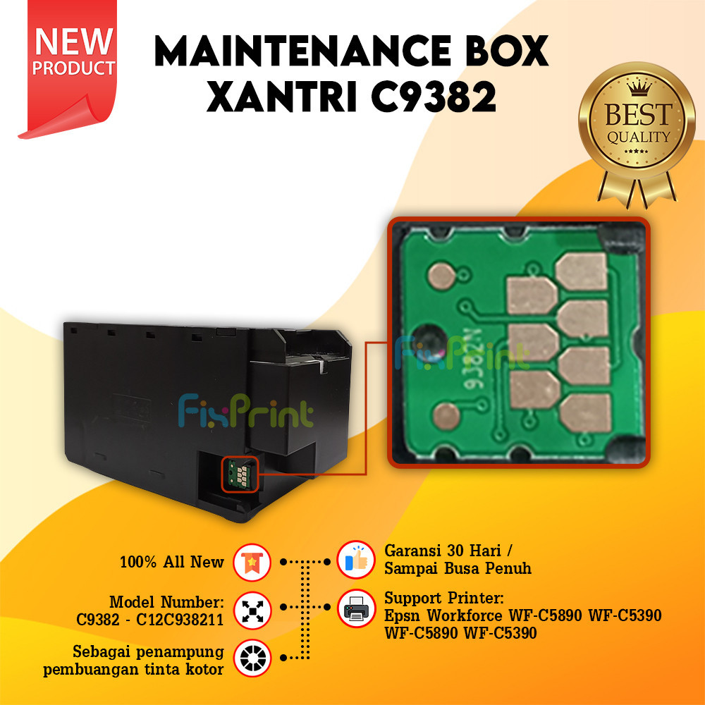 Jual Maintenance Box C9382 PX4MB10 Compatible, Reset Waste Tank Busa ...