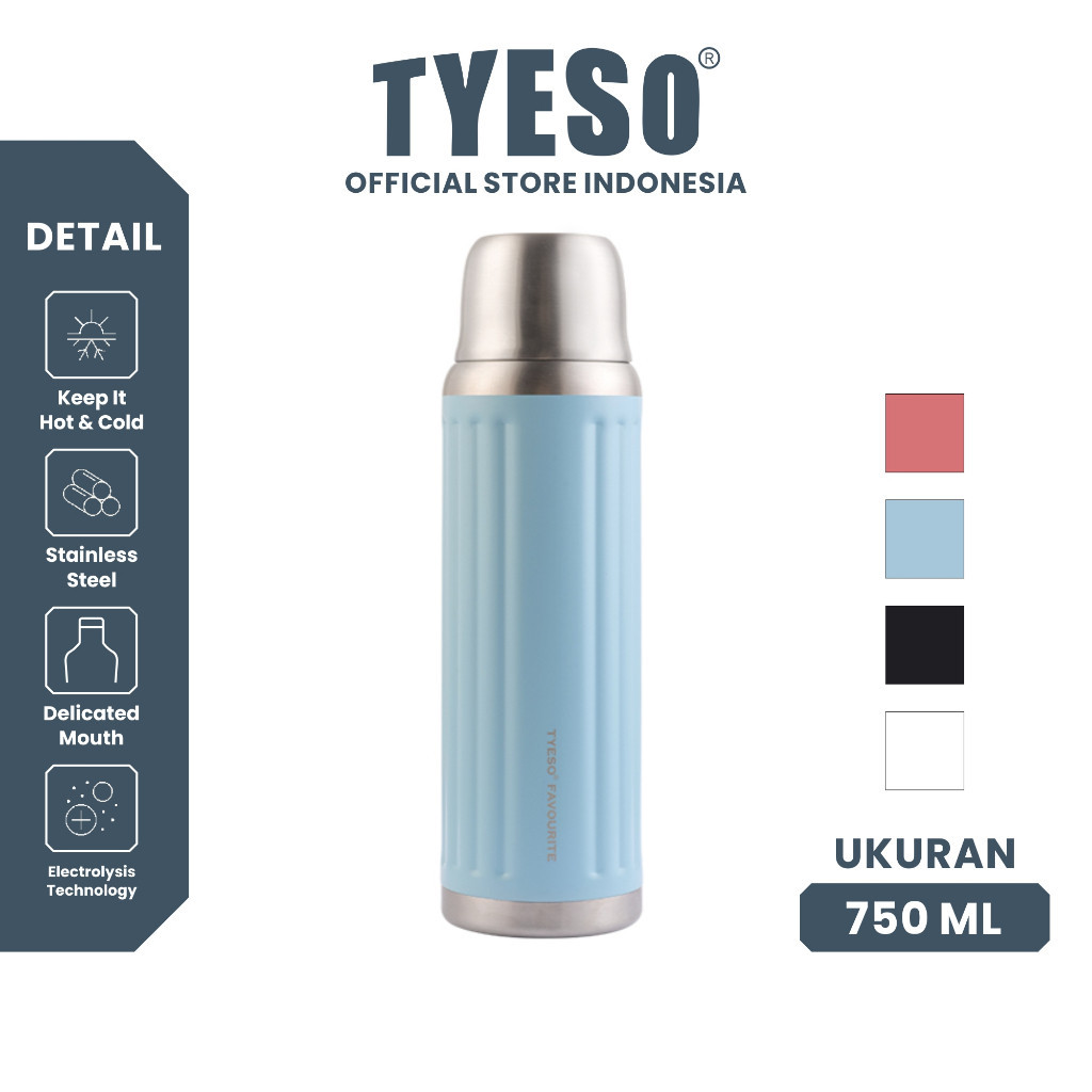 Jual Tyeso Termos Botol Minum Tumbler Stainless 700ml/500ml Vacuum Insulated Resmi Original TS ...
