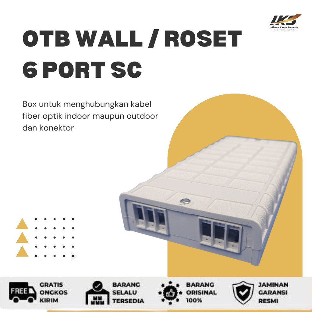Jual OTB Wall / Roset 6 Port SC | Shopee Indonesia