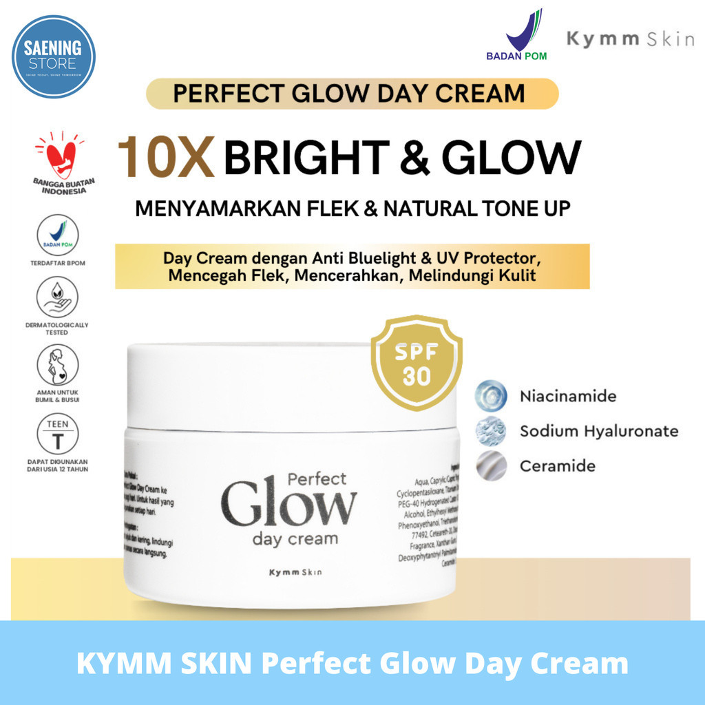 Jual KYMM SKIN Perfect Glow Day Cream with UV Protector & Anti ...