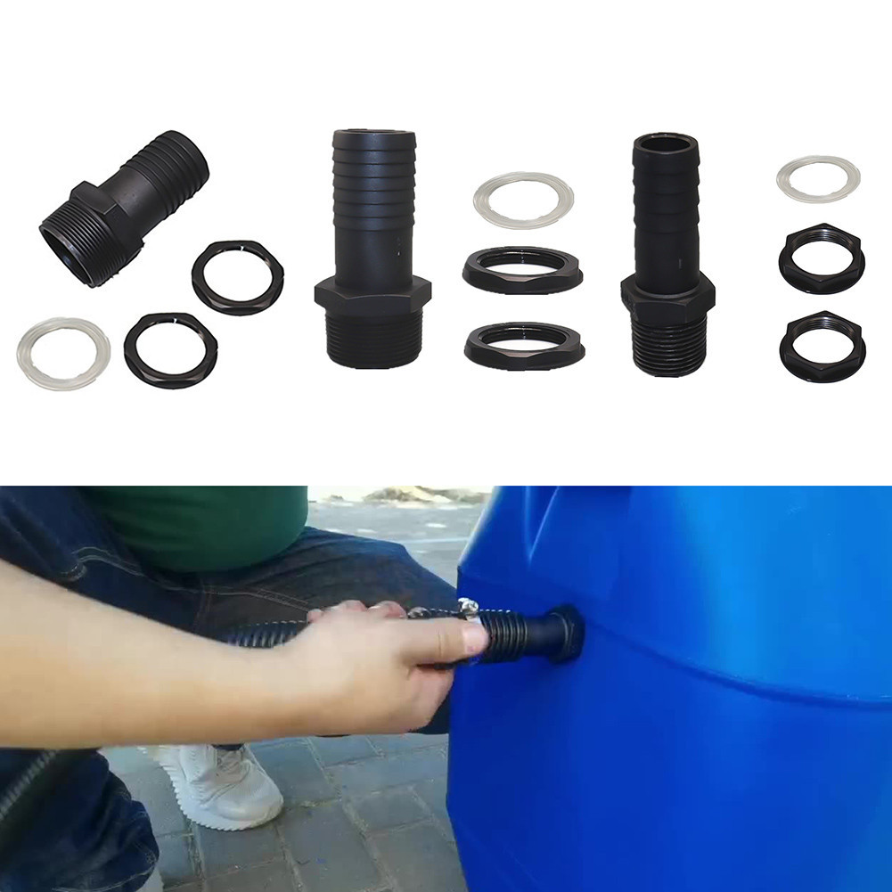 Jual 1 Inch Water Butt Tank Overflow Connector Washer Nut Fits 1in ...