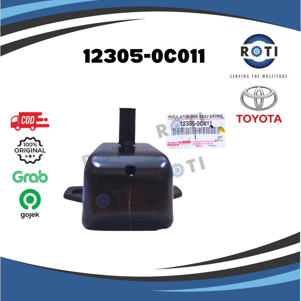 Jual TOYOTA INSULATOR, ENGINE MOUNTING INNOVA / FORTUNER 12305-0C011 ...
