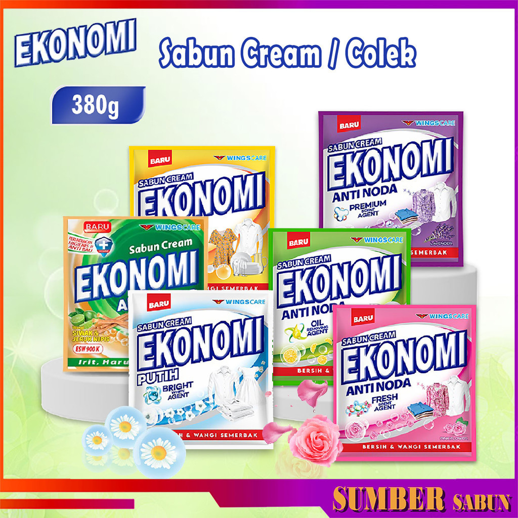 Jual Ekonomi Sabun Cream Sabun Colek Cuci Piring Anti Noda 380gr ...