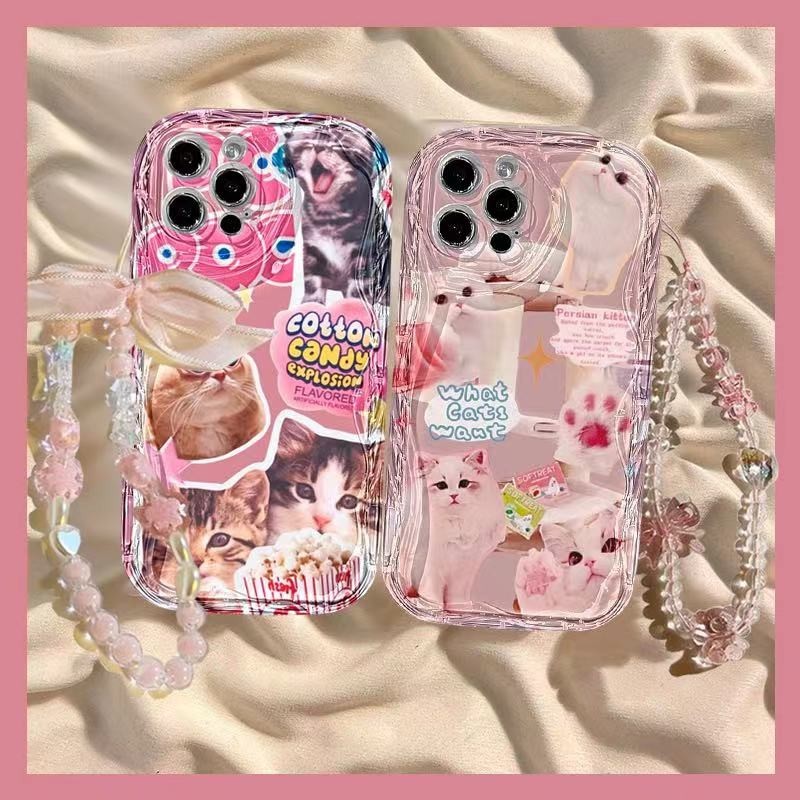 Jual Collage cat and bracelet Casing Hp iPhone 15 Pro Max iPhone 11 12 14 13 Pro Max XR 7Plus X ...