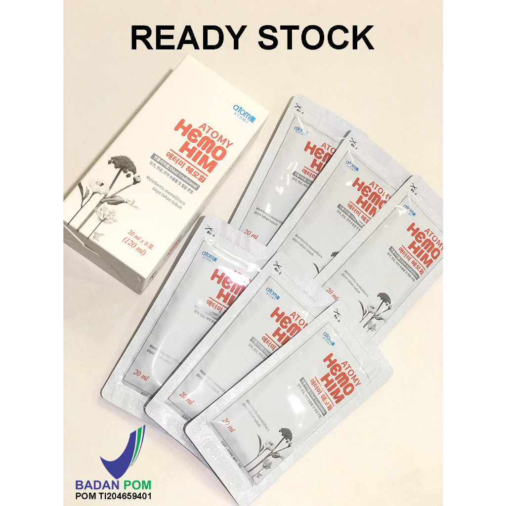 Jual HemoHim 1 box kecil isi 6 sachet Suplemen Daya Tahan Tubuh ...