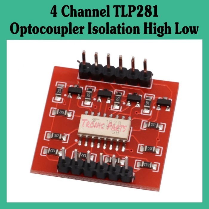 Jual 4 Channel TLP281 Optocoupler Isolation High Low TLP 281 Optoisolator | Shopee Indonesia