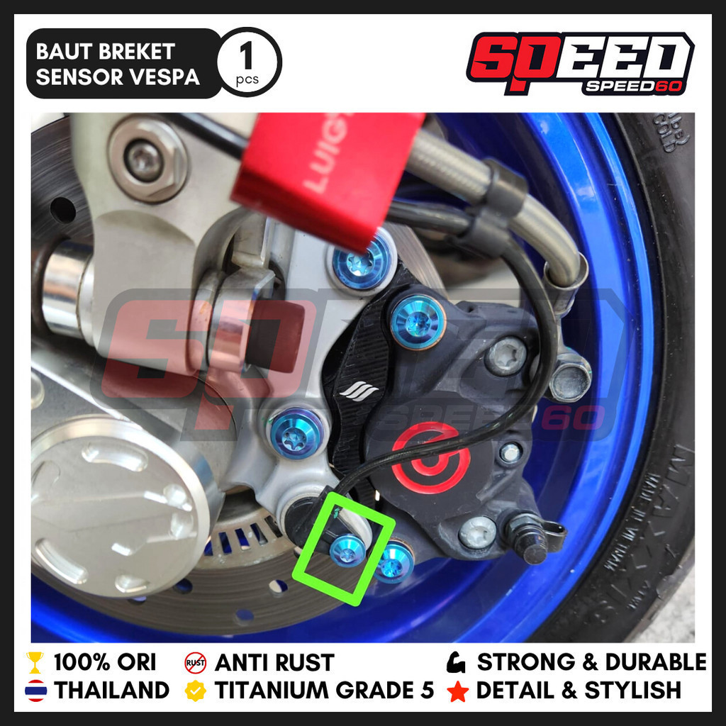 Jual Baut Breket Sensor Vespa Baut Titanium Grade 5 Probolt Thailand ...